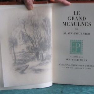 Le Grand Meaulnes. – Livres et collections
